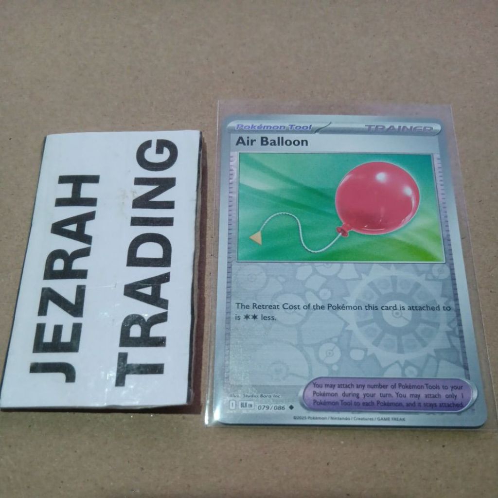 Pokemon Tcg Air Balloon 079/086 Black Bolt Reverse | Shopee Philippines