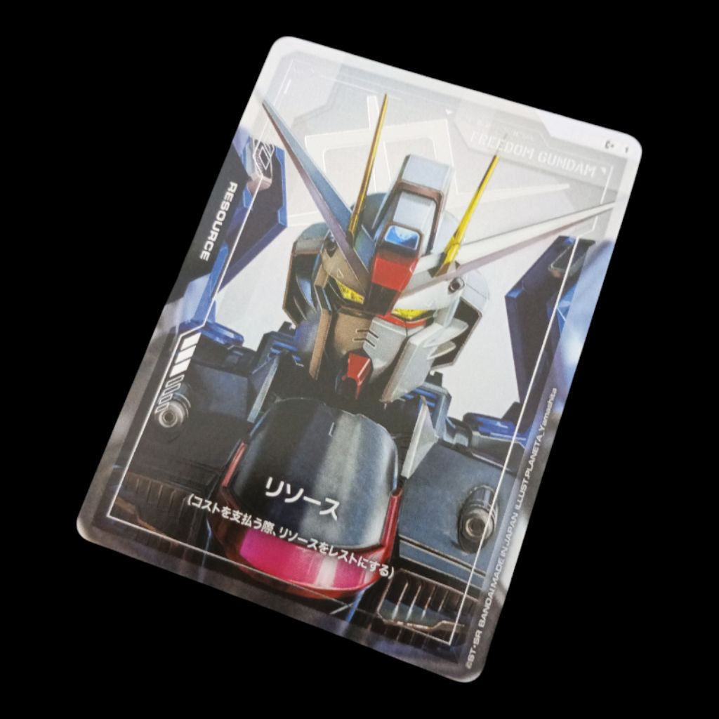 Gundam Card Game FREEDOM GUNDAM RESOURCE R-008 GCG | Shopee Philippines