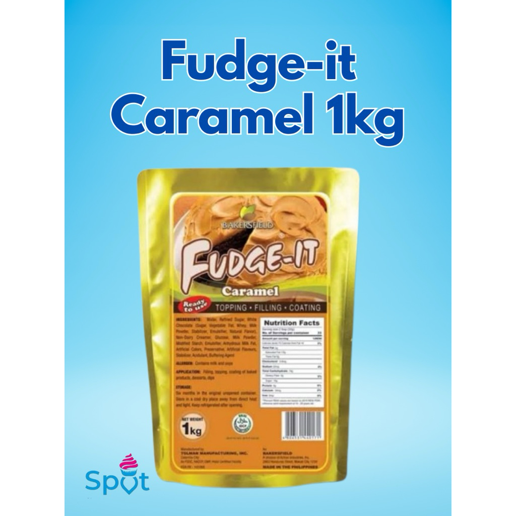 Bakersfield Fudge It Caramel 1kg |June 2026 Expiry | Shopee Philippines