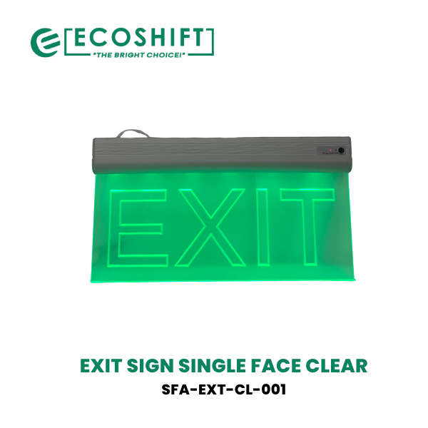 LED Exit Sign Single Face Deluxe | Shopee Philippines