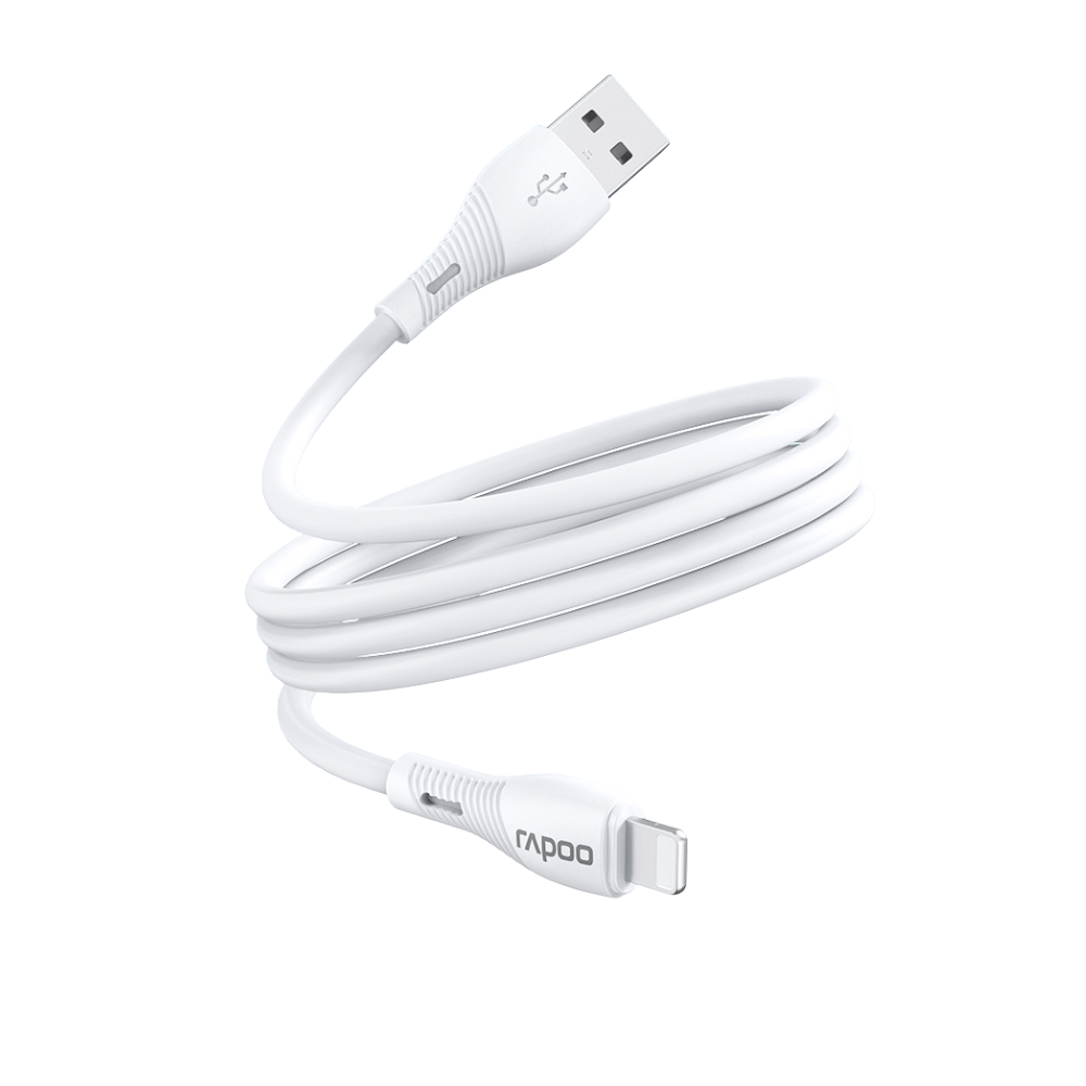 Rapoo SX03 Fast Charger Data Transfer Sync & Charge Cable (White ...