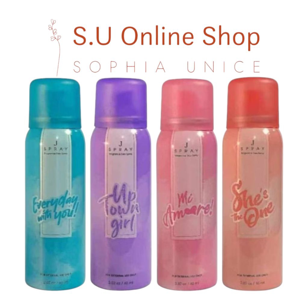 J Spray fregrance pastel collection for WOMEN 60ml | Shopee Philippines