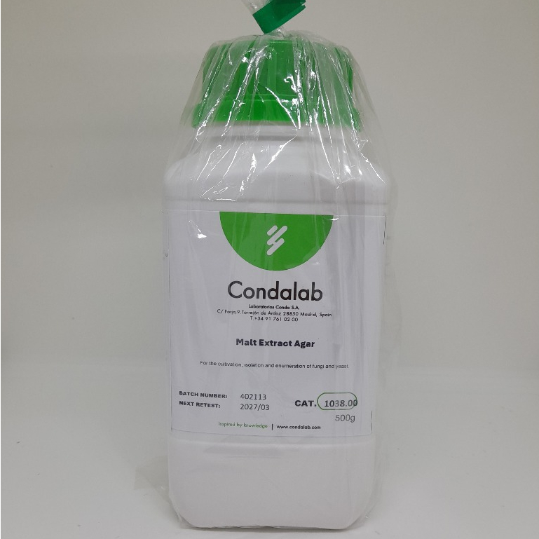 CONDALAB Malt Extract Agar 500g Dehydrated Culture Growing Media, Made ...
