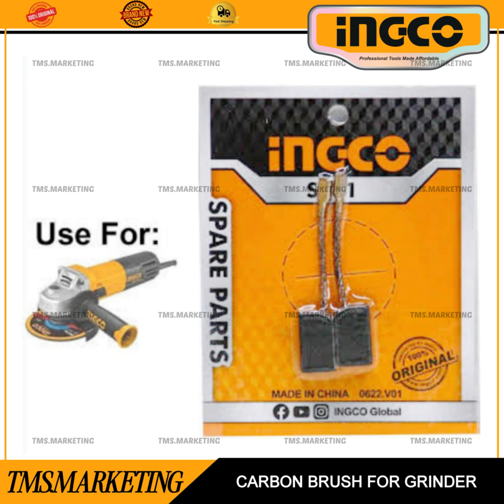 INGCO Carbon Brush For Angle Grinder AG70012-SP-38 | Shopee Philippines