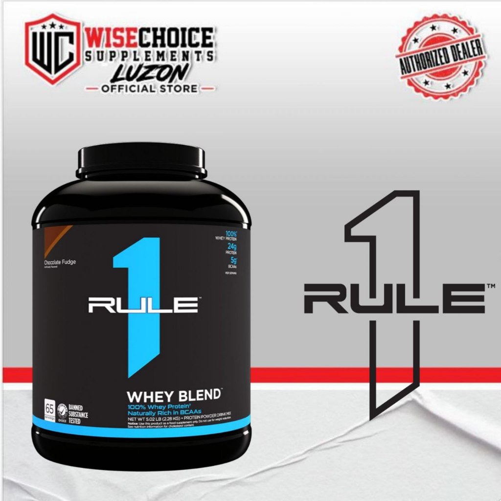 RULE 1 R1 WHEY BLEND 5 LBS CHOCOLATE FUDGE | Shopee Philippines