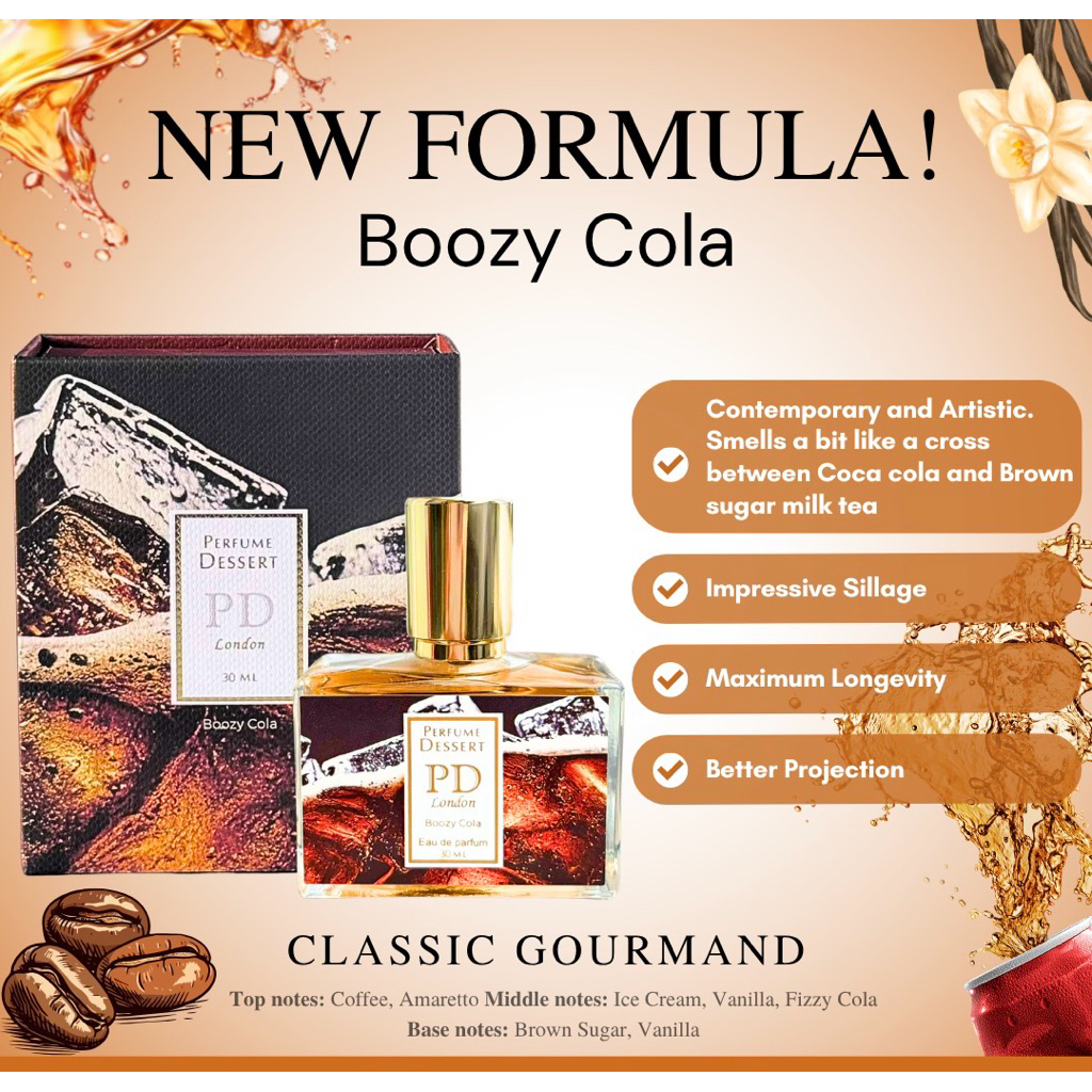 Boozy Cola 30ml Perfume Dessert London Official Store | Long Lasting ...