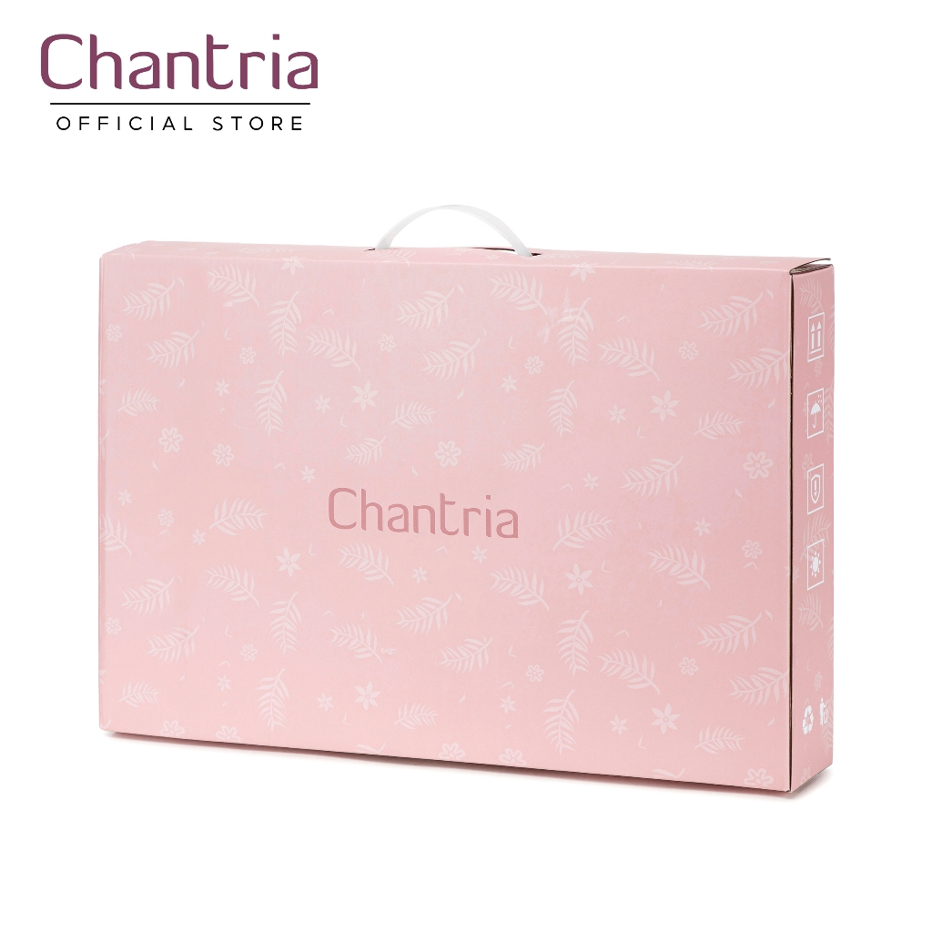 Chantria Gift Packaging Hard Cardboard Box with Top Handle Pink Floral ...