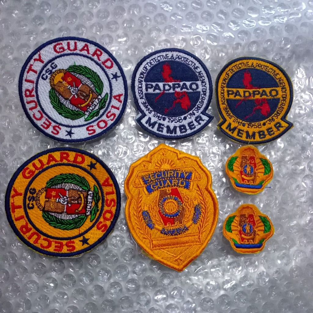 Additional patches (good quality embroidery) | Shopee Philippines