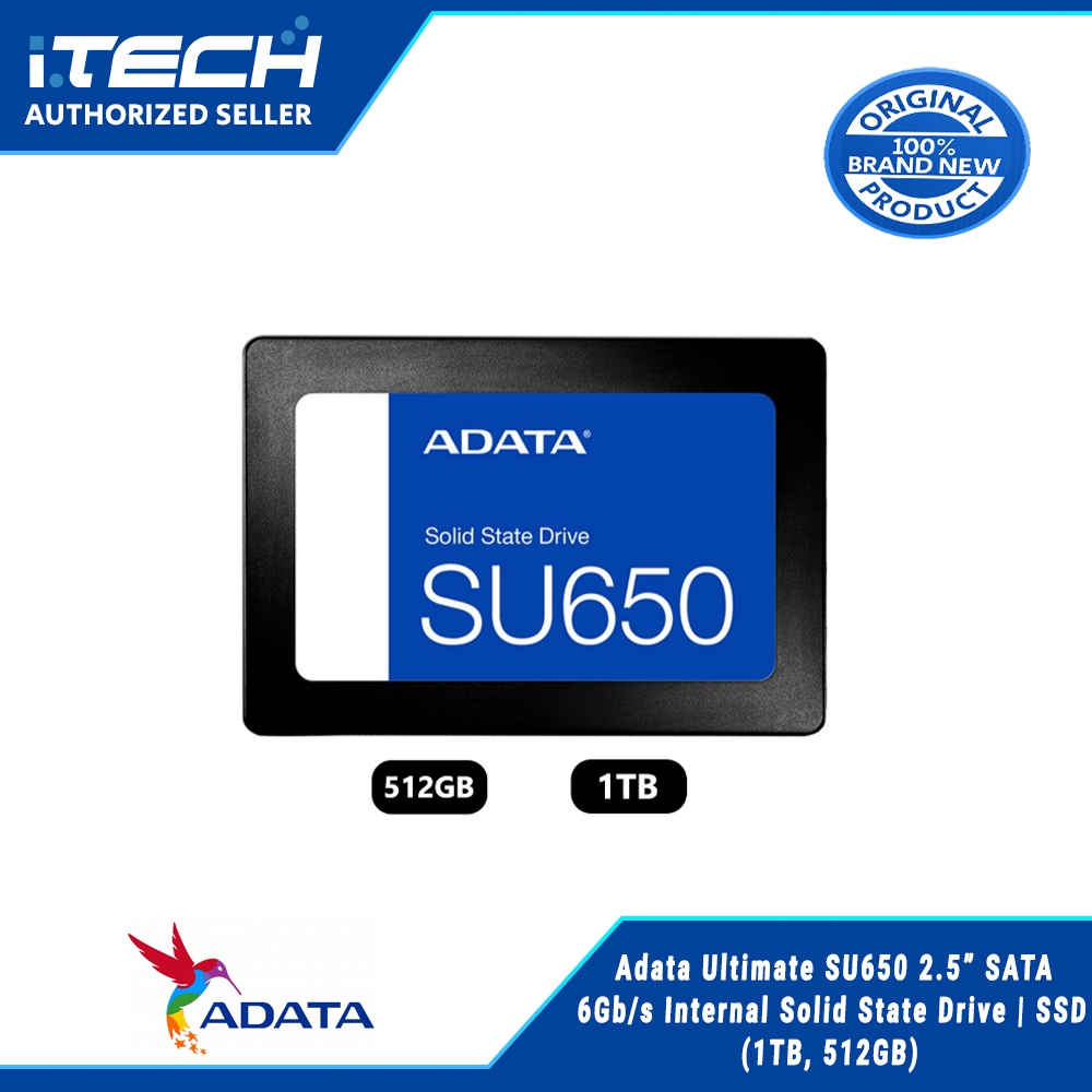 Adata Ultimate SU650 2.5” SATA 6Gb/s Internal Solid State Drive | SSD ...