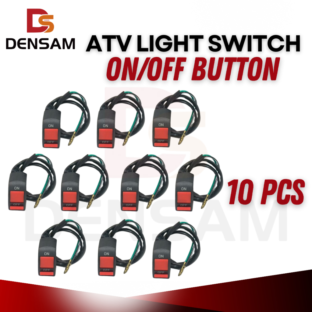 Motorcycle ATV Light Switch On/Off Button 10pcs | Shopee Philippines