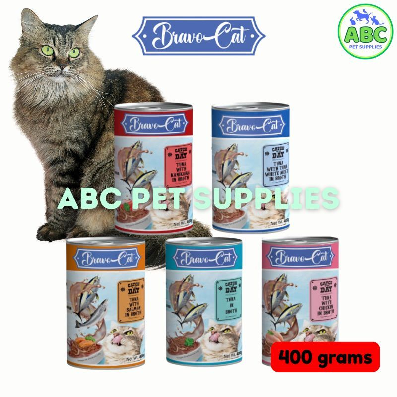 400G BRAVO CAT WET CAT CAN FOOD NUTRITIOUS FOOD MEAL FOR CATS ALL ...