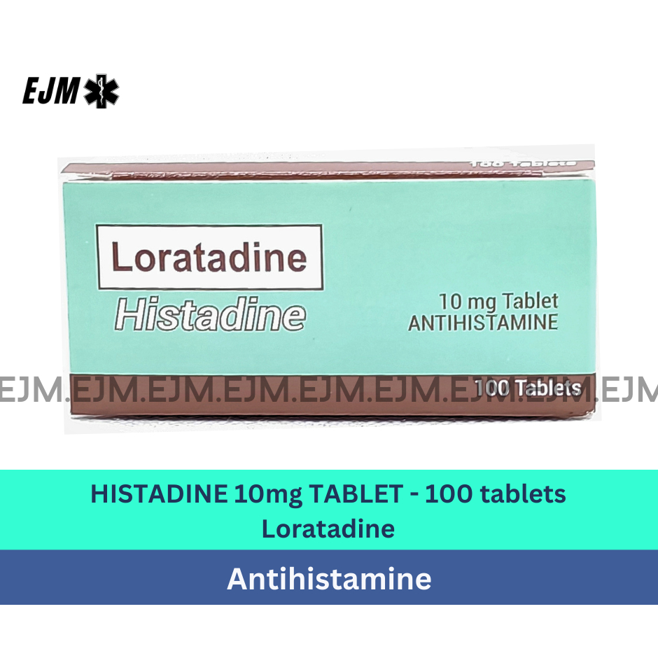HISTADINE Loratadine 10mg TABLET - 100 tablets | Shopee Philippines