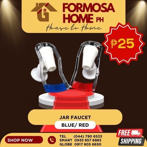 PVC JAR FAUCET (RED/BLUE) | Shopee Philippines