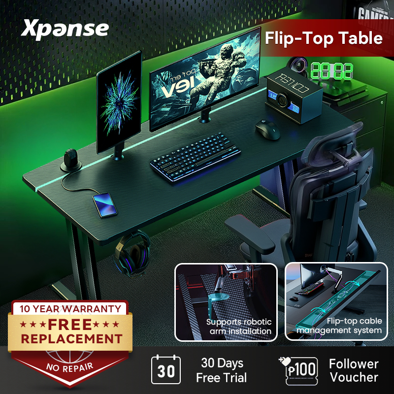 Xpanse Carbon Fiber Gaming Table Esports Adjustable Table Computer ...