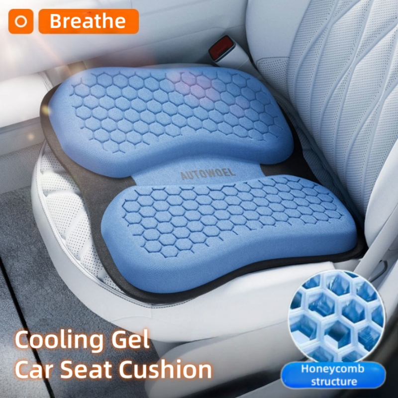 Cooling Car Seat Cushion Summer Car Seat Cooling Gel Pad Universal With ...