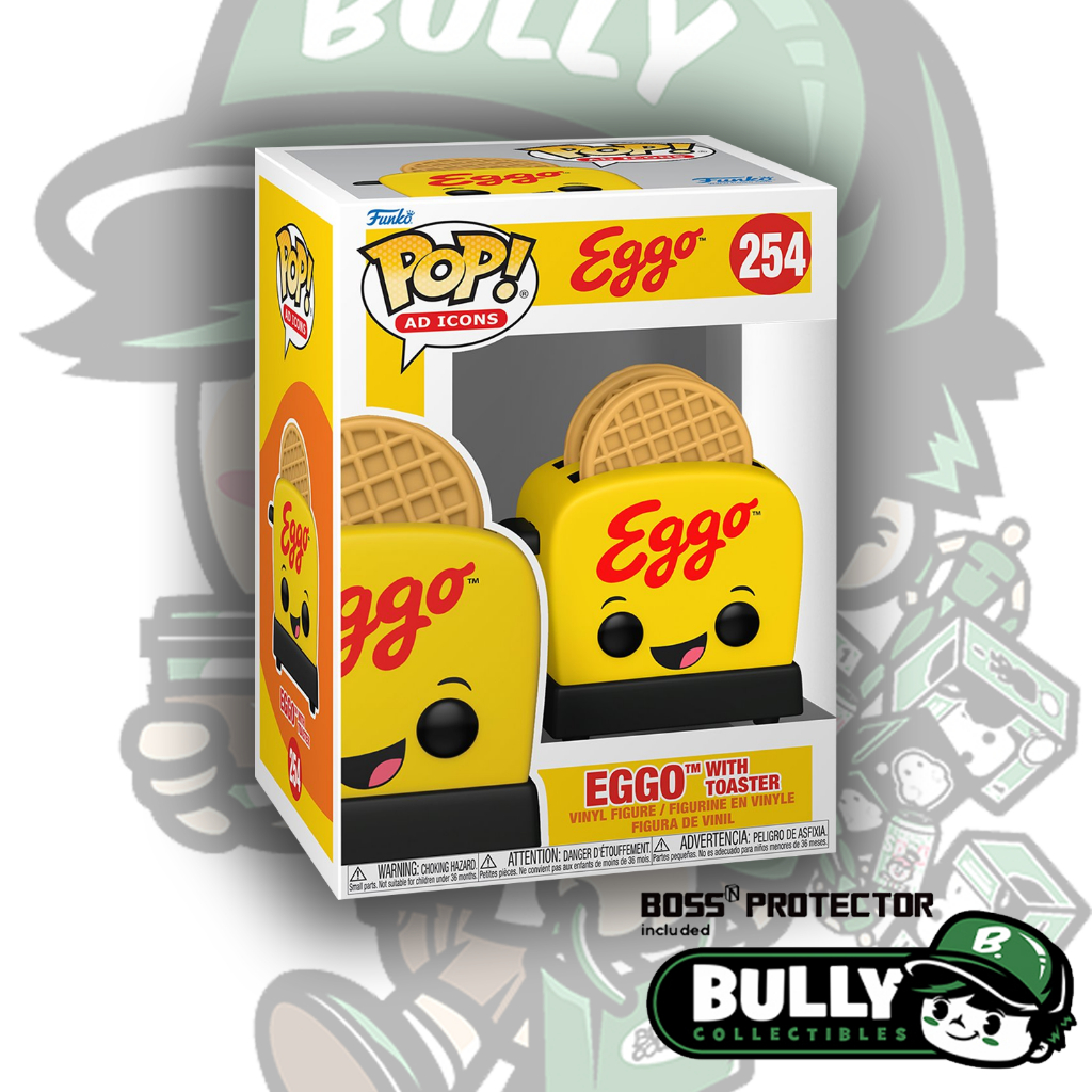 Funko POP! Ad Icons: Eggo - Eggo with Toaster 254 With Boss Protector ...