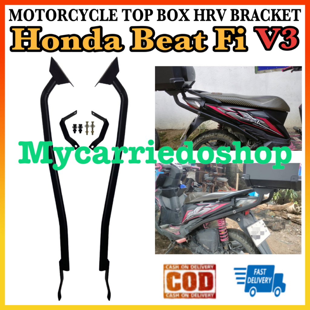 Motorcycle HRV Rear Top Box Bracket For Honda Beat Fi V3 Made In ...