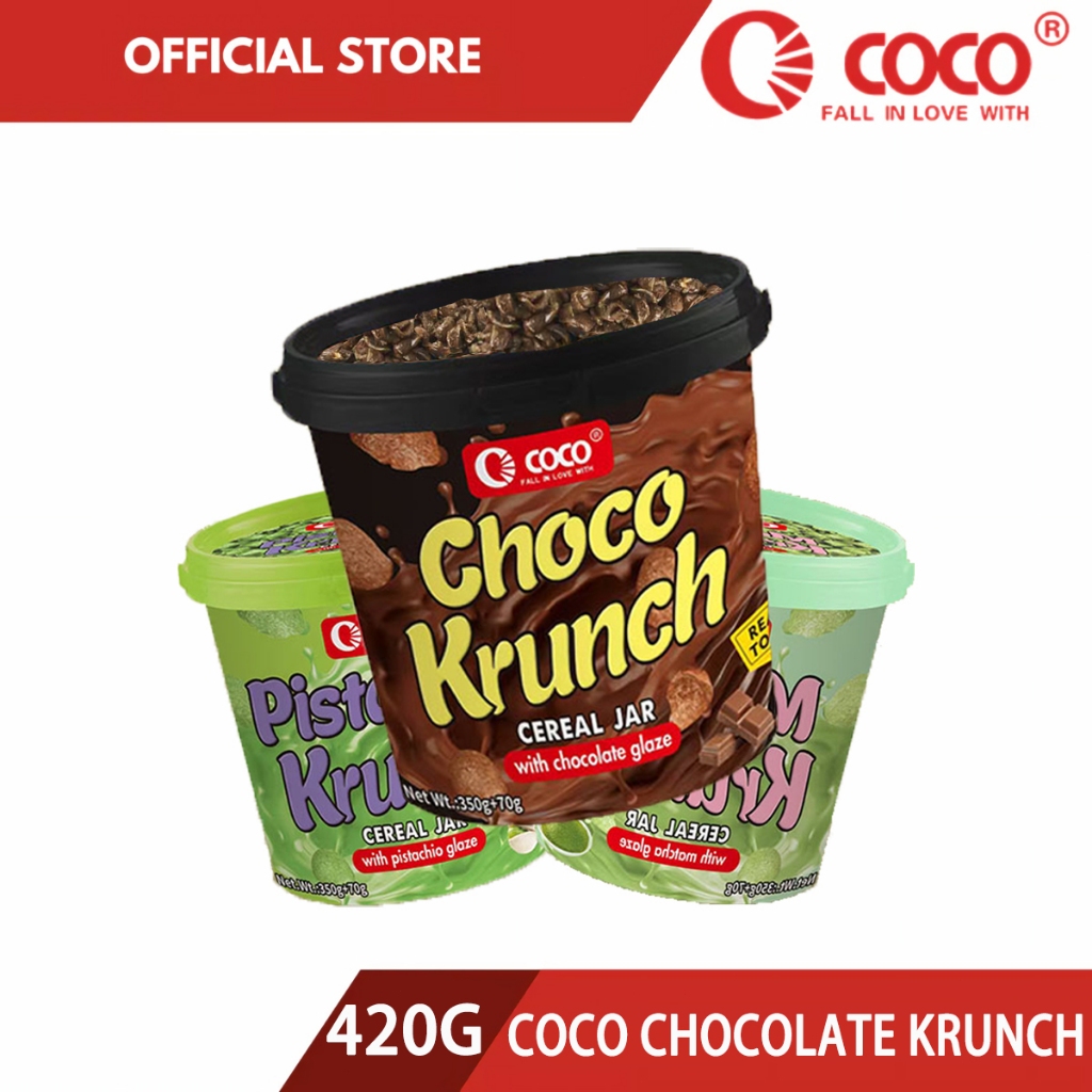 【B1T1】CoCo Chocolate Krunch, Crunchy Cereal Snack with Chocolate/Matcha ...