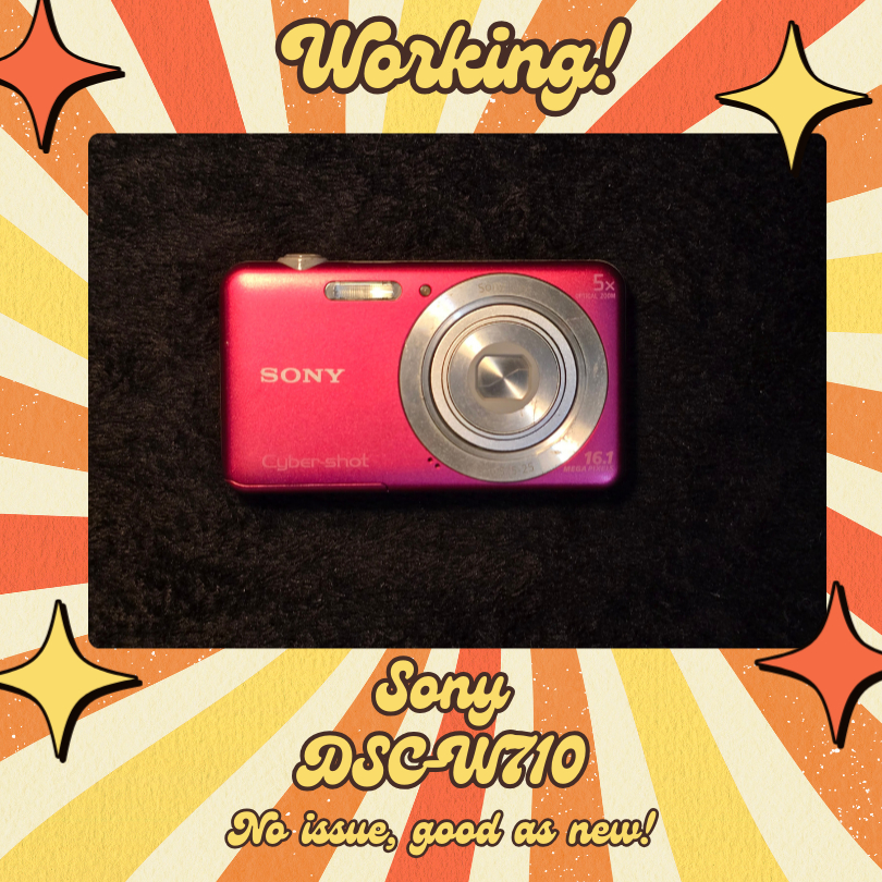 Digicam Hot Pink Sony DSC-W710 | Shopee Philippines