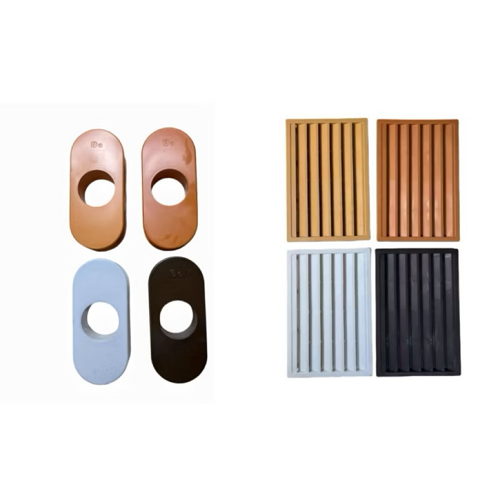 Plastic PVC Door Pad Protector Replacement Door Louver CR Toilet Door ...