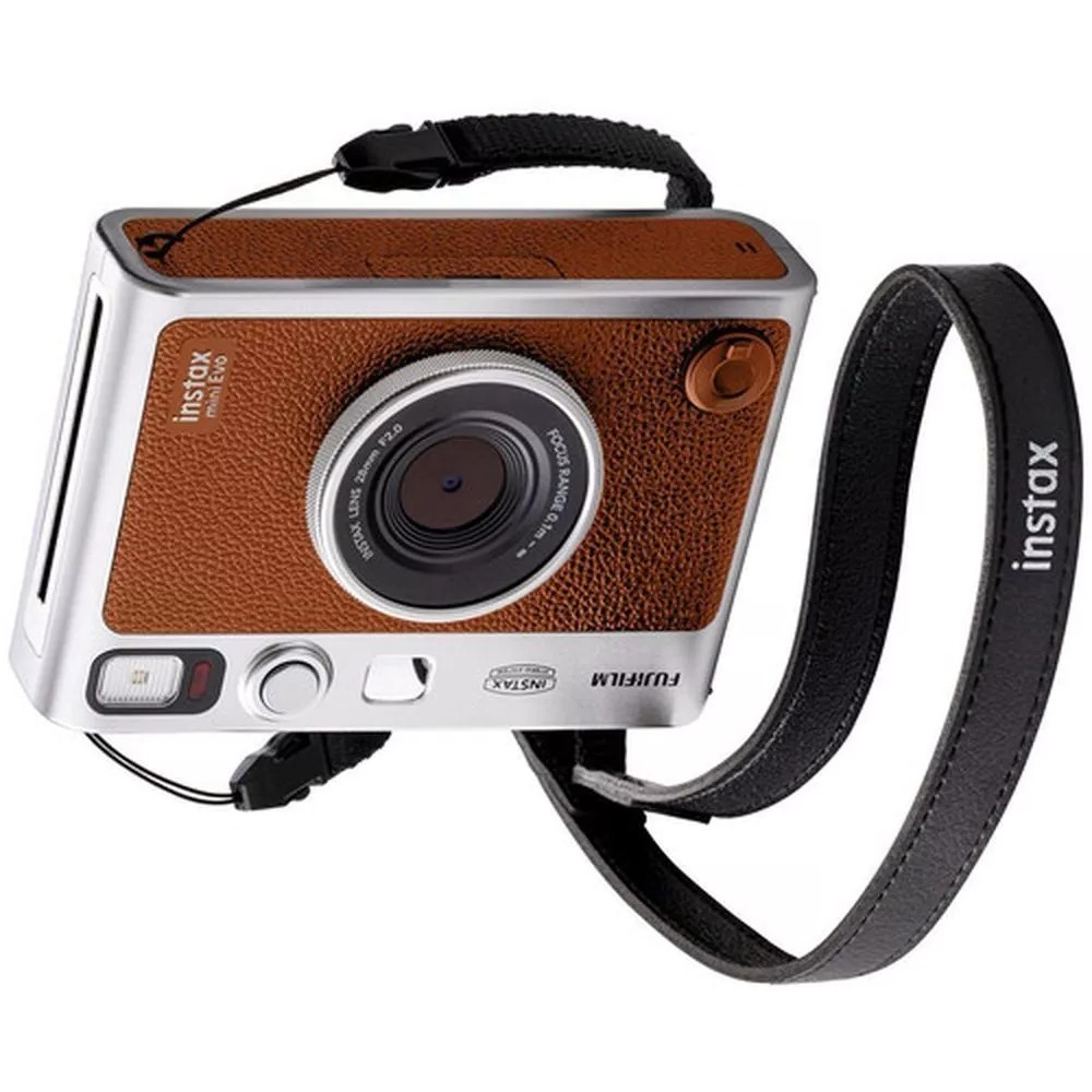 MORESALE!! Fuji Instax Mini EVO Hybrid Instant Black Brown Vintage Type ...