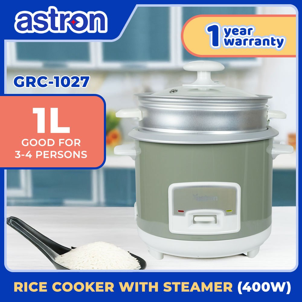 Astron GRC1027 Rice Cooker – 1 Liter Capacity | Compact Small Familiy ...