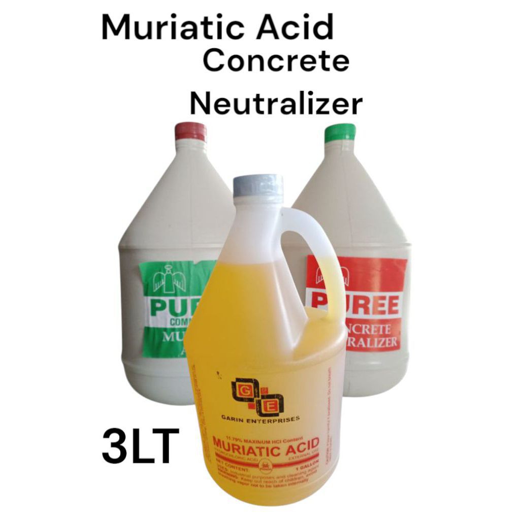 PUREE Mu. Acid Con. Neutralizer 3LT Gallon for Toilet cleaning | Shopee ...