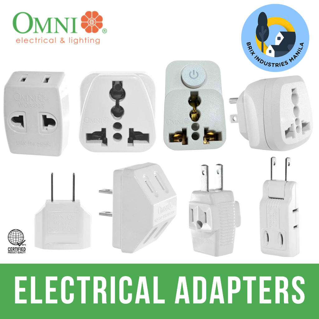 Omni Electrical Adapter 8 Different Adapters Available | Shopee Philippines
