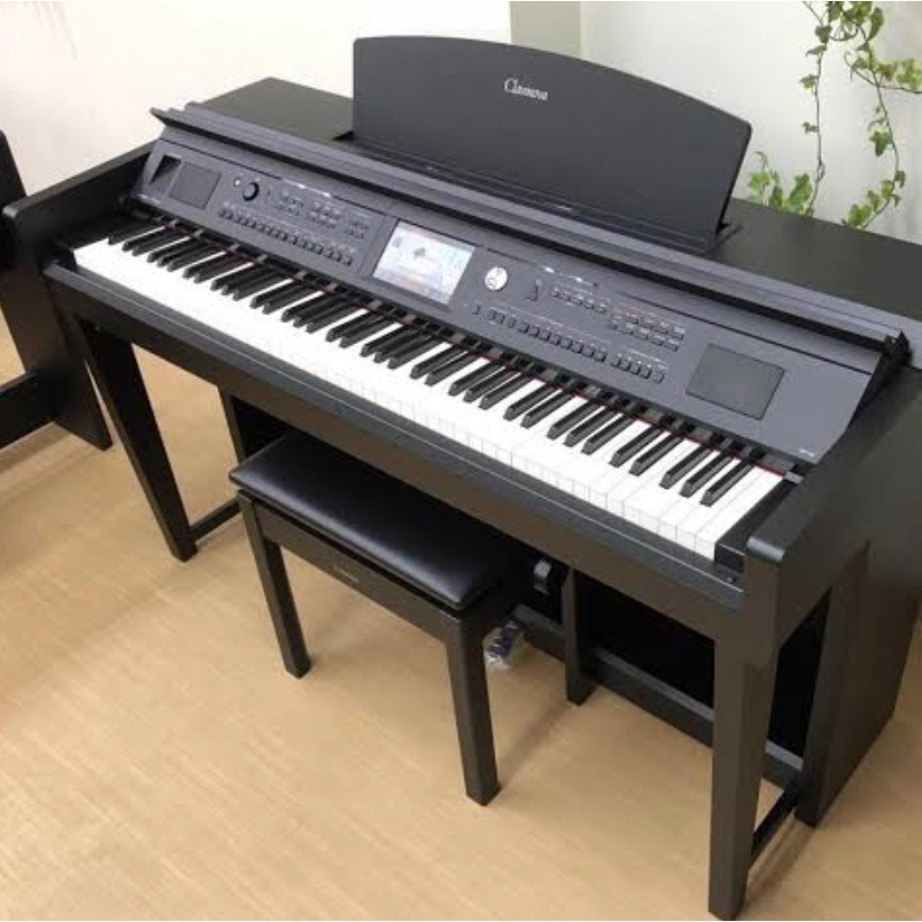 PIANO CLAVINOVA CVP705B YAMAHA CVP 705B DIGITAL BLACK WORKSTATION ...
