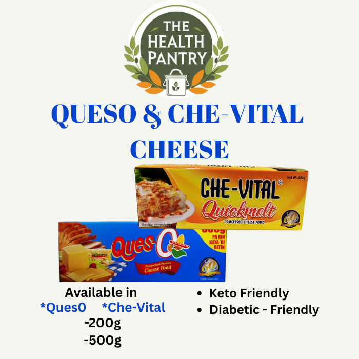 Health Pantry QuesO & Che-Vital Quickmelt Cheese 200g-500g | Shopee ...