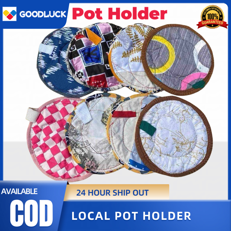 Pot Holder Round Basahan Bilog / Pot Holder / Round Rags Random Color ...