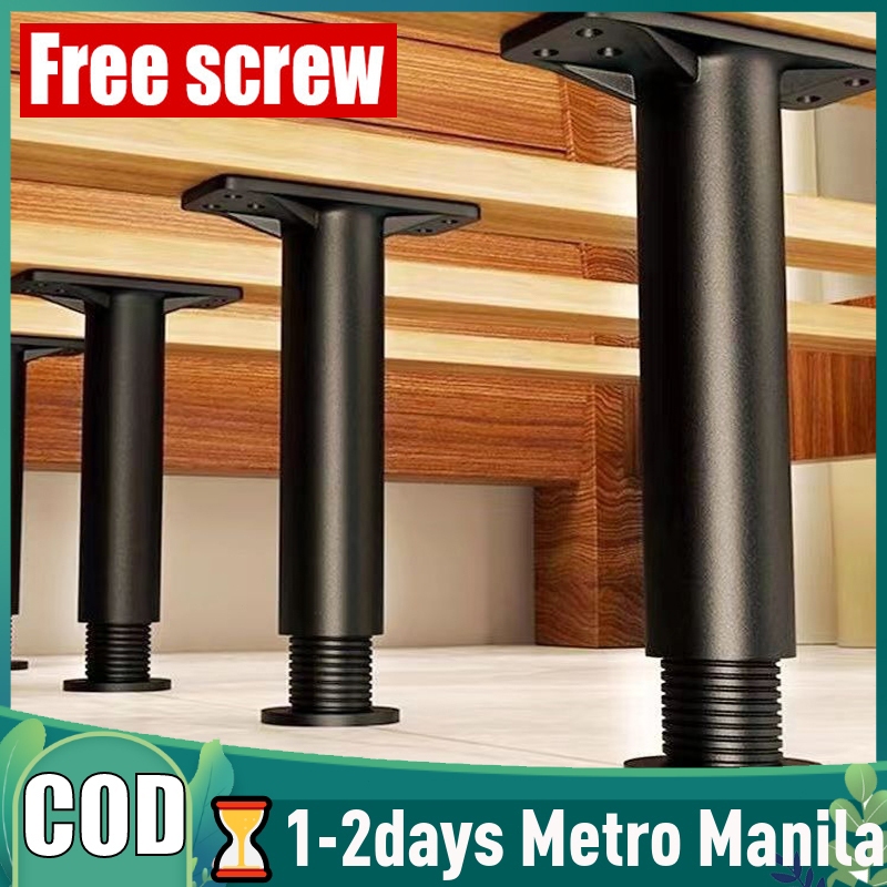 (FREE SCREW)Bed Beam Support Feet with screw Height Adjustable ...