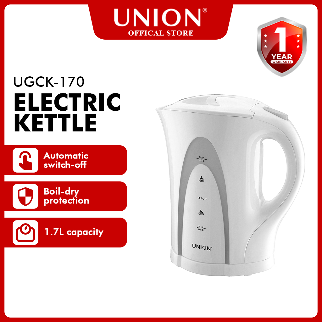 Union UGCK-170 1.7L Electric Kettle | Shopee Philippines