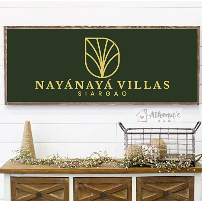 VILLA/RESORT SIGNAGE CUSTOM SIGN (LARGE) | Shopee Philippines