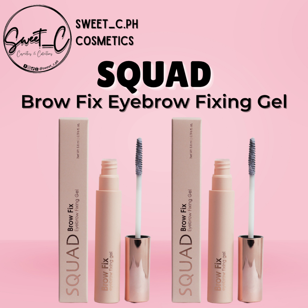 Squad Cosmetics Brow Fix Eyebrow Fixing Gel (NEW) | Shopee Philippines