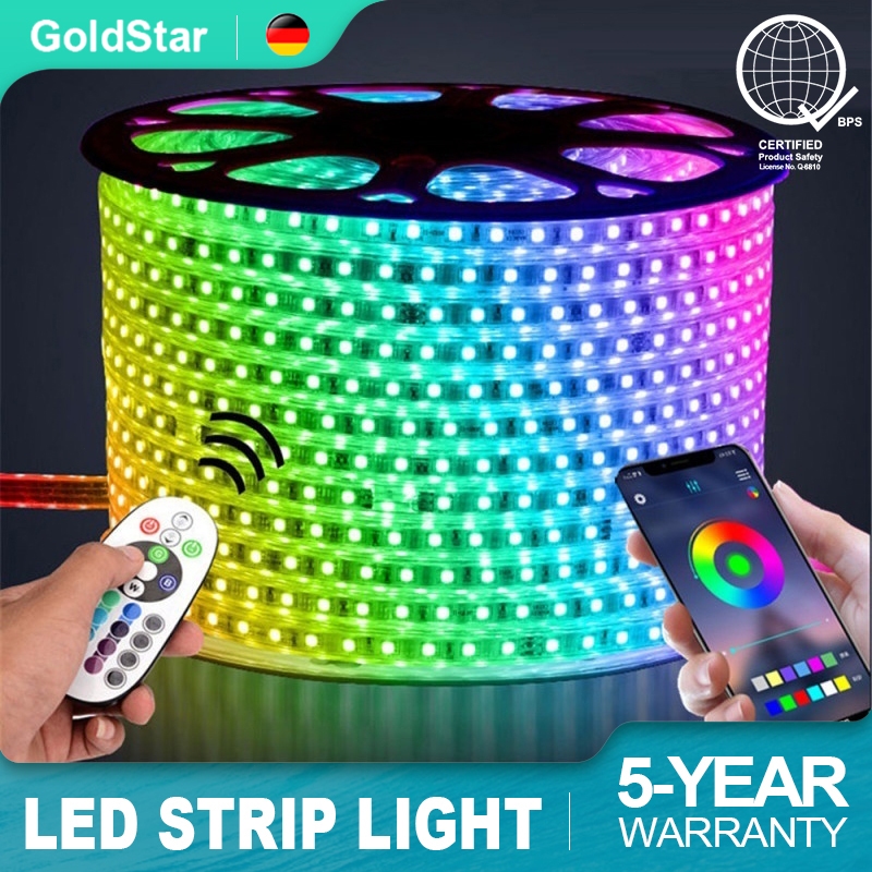 Gold Star RGB LED Strip Light For Room Christmas Lights With Tape For ...