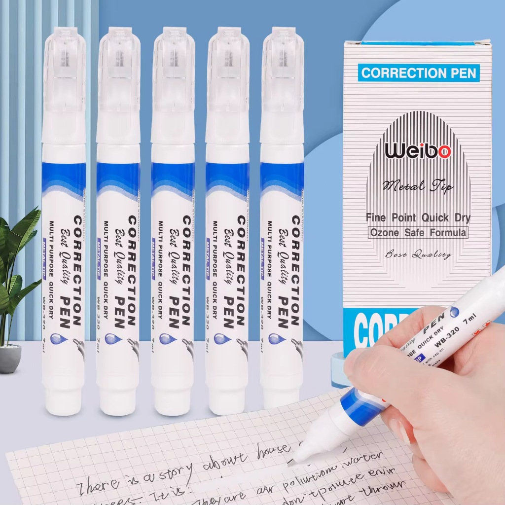 1Pc correction pen Correction Fluid erasers school supplies office ...