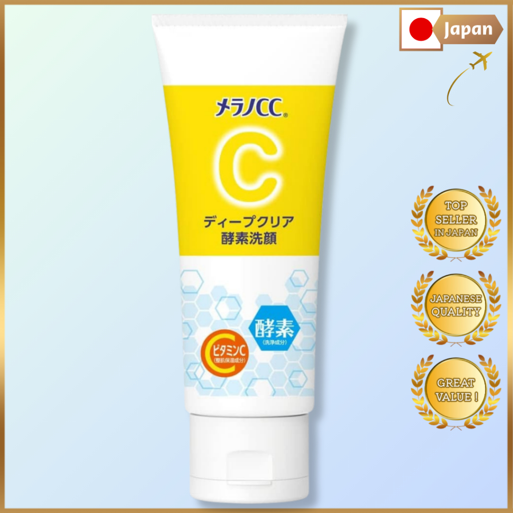 Melano CC Deep 130 g, Enzyme x Vitamin C Blend, Facial Cleansing Foam ...