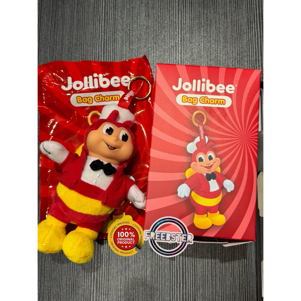 [100% Original & Sealed] Jollibee Bag Charms (Jollibee Plush Doll ...