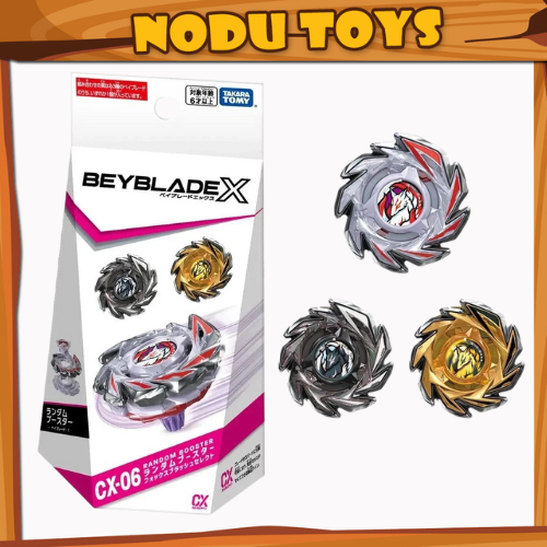 Beyblade X CX-06 Random Booster Select Fox Brush [Bankee Sticker ...
