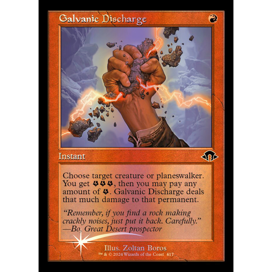 MTG Singles: Galvanic Discharge NM Red MH3 Modern Horizons 3 | Shopee ...