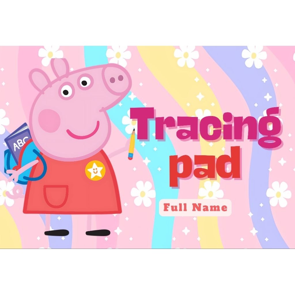 TRACING PAD FOR KIDS - PEPPA PIG | Shopee Philippines