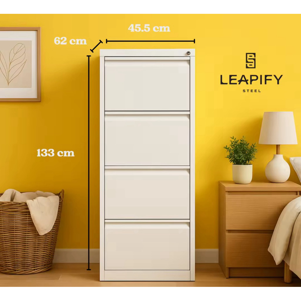 Brand new Industrial Steel File Cabinet - 4-layer vertical file cabinet ...