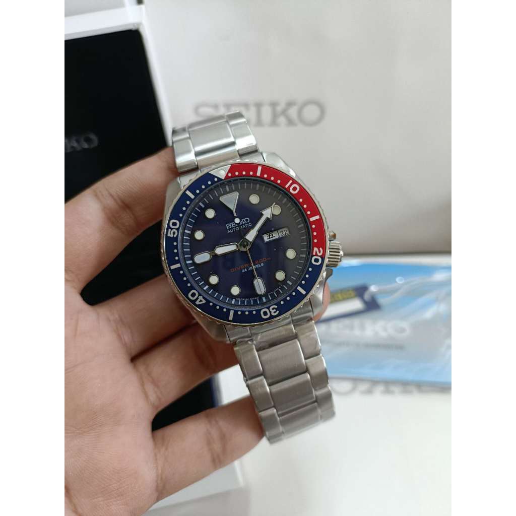 SeIko Automatic Divers Watch 21 jewels Prospex Blue Men's AUTOMATIC ...