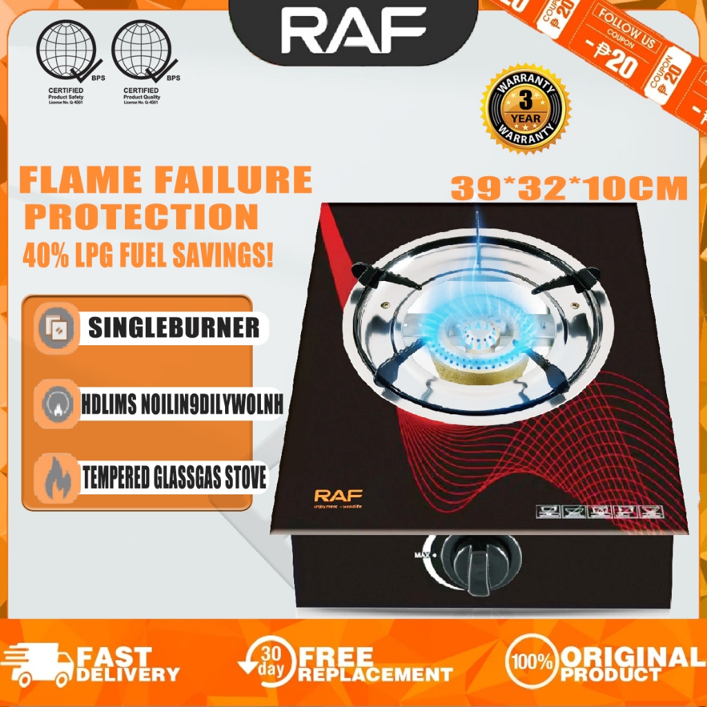 RAF Heavy Duty Single Burner Stove Electronic without Cylinder Burner ...