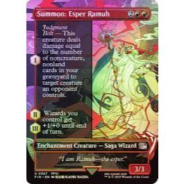 Summon: Esper Ramuh FIN Final Fantasy MTG | Shopee Philippines