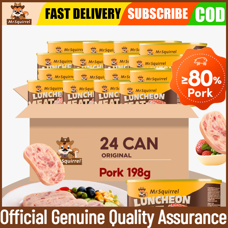 【Buy 6 Take 6】Mr.squirrel Pork Luncheon Meat Wholesale Canned foods ...