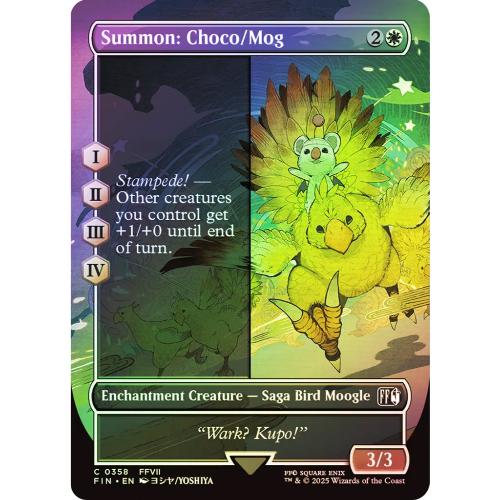 Summon: Choco/Mog FIN Final Fantasy MTG | Shopee Philippines