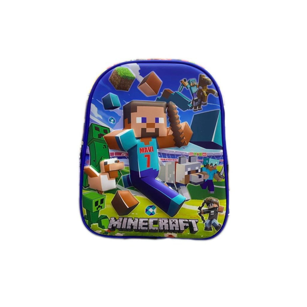 New Minecraft school bag pack for kids 12inchs . | Shopee Philippines