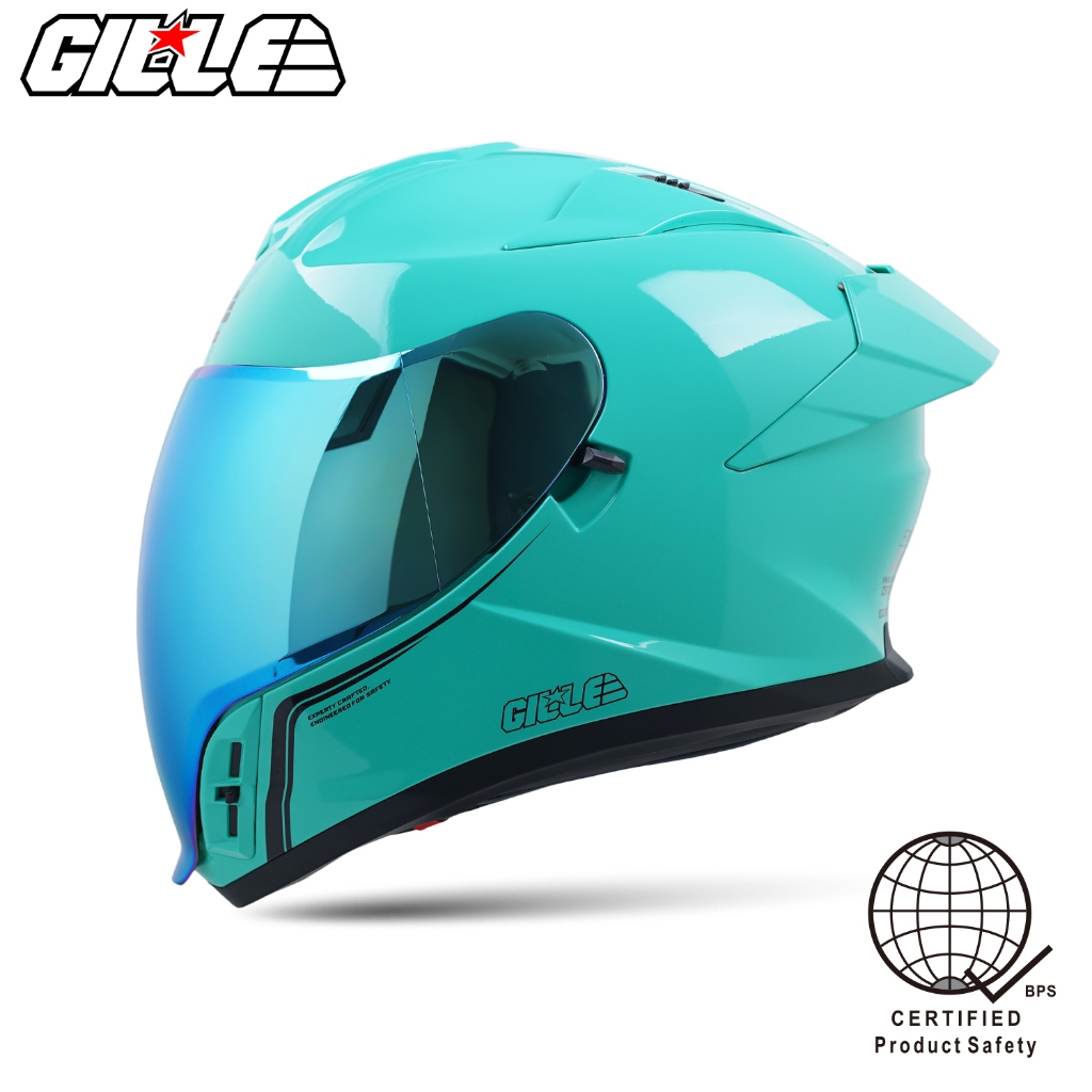 GILLE A5009 Phoeninx Mono Color Revo Visor Full Face Dual Visor ...